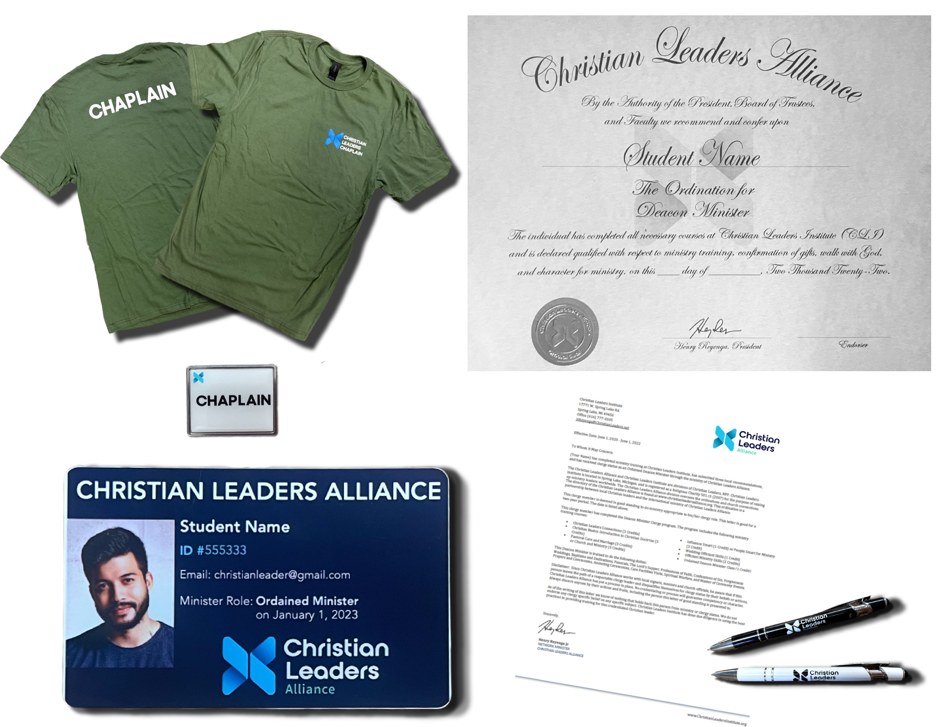Licensed Chaplain Kit (Essential) – Christian Leaders Ministries